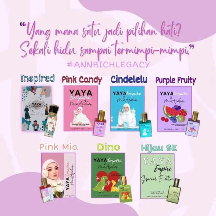 YAYA EMPIRE PERFUME | Lazada