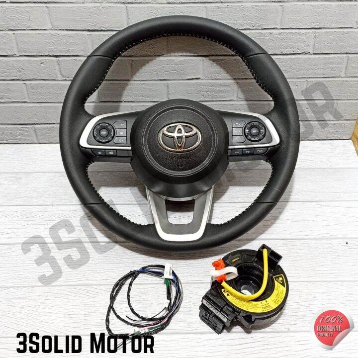 STIR TOYOTA RAIZE PADDLE SHIFT KOMPLIT AIRBAG DAN TOMBOL 2 FULL OPTION ...