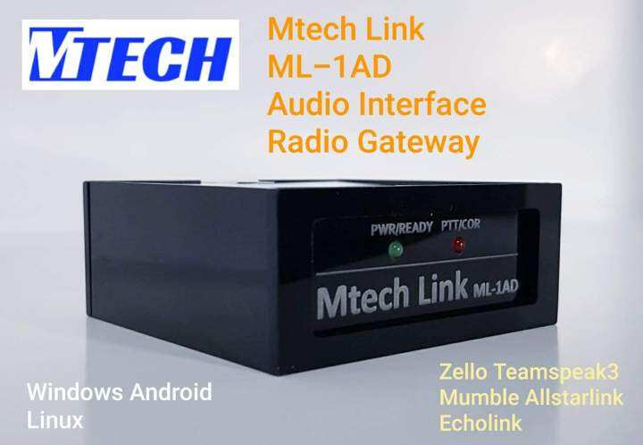 Mtech Link Ml 1ad Gen6 Zello Ts3 Teamspeak3 Mumble Allstarlink Gateway Th