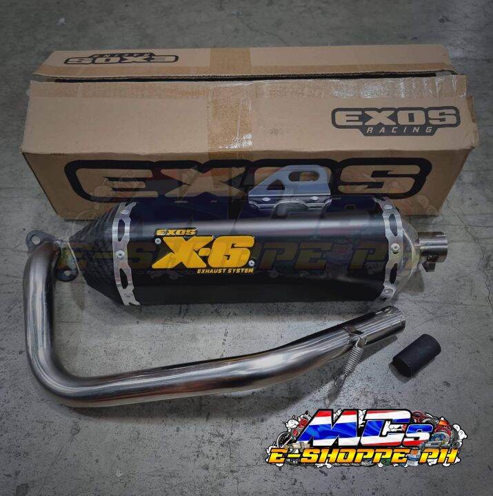 Exos X6 Exhaust System Pipe for Click 125/150 v2 | Lazada PH