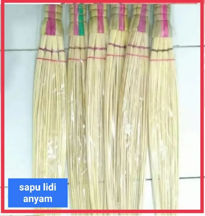 sapu lidi anyam/sapu kasur/sapu lidi putih | Lazada Indonesia
