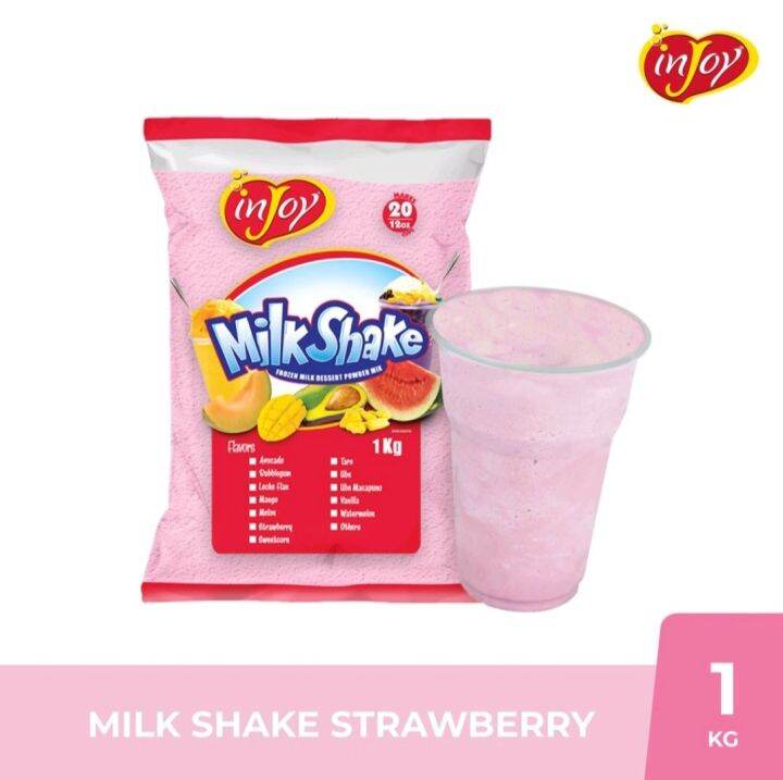 inJoy Strawberry Milk Shake | Milk Shake Powder 1kg | Lazada PH