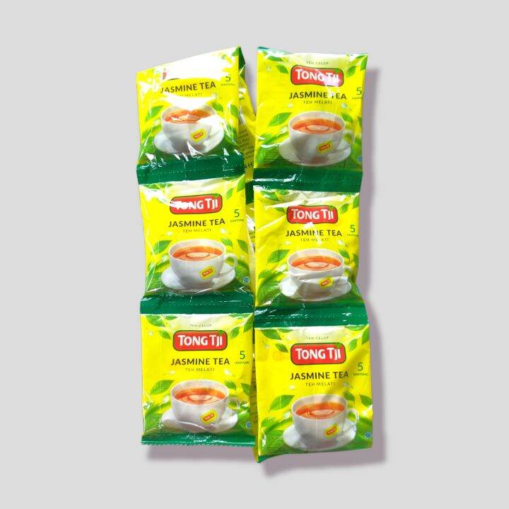 Tong Tji Jasmine Tea, Teh Celup Dalam Sachet 1 Renceng (5 Teabags ...