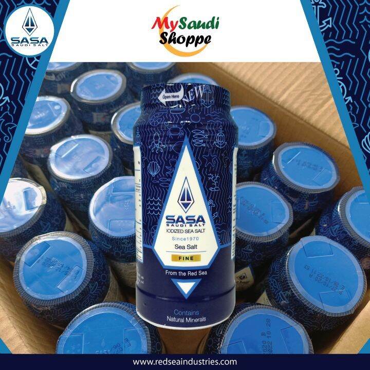 24 bottle SASA Garam Laut Merah Red Sea Salt (Beriodin/Iodized) x 700g ...