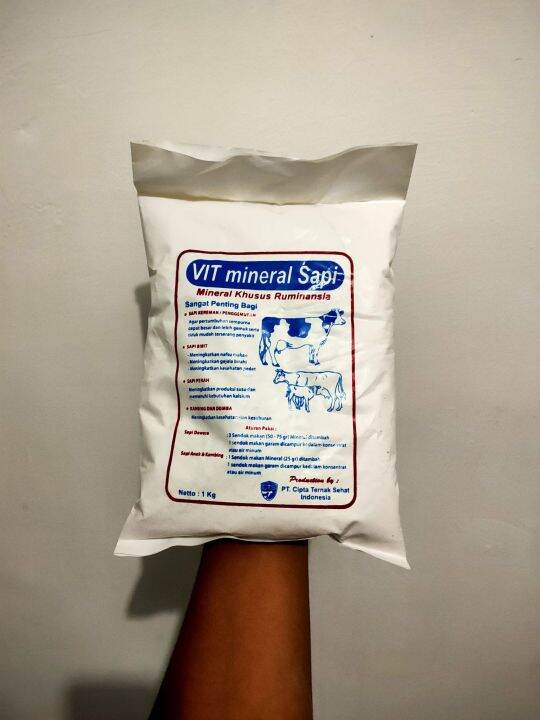 Vit Mineral Sapi | Premix Mineral Sapi dan Domba Murah 1 kg | Lazada ...