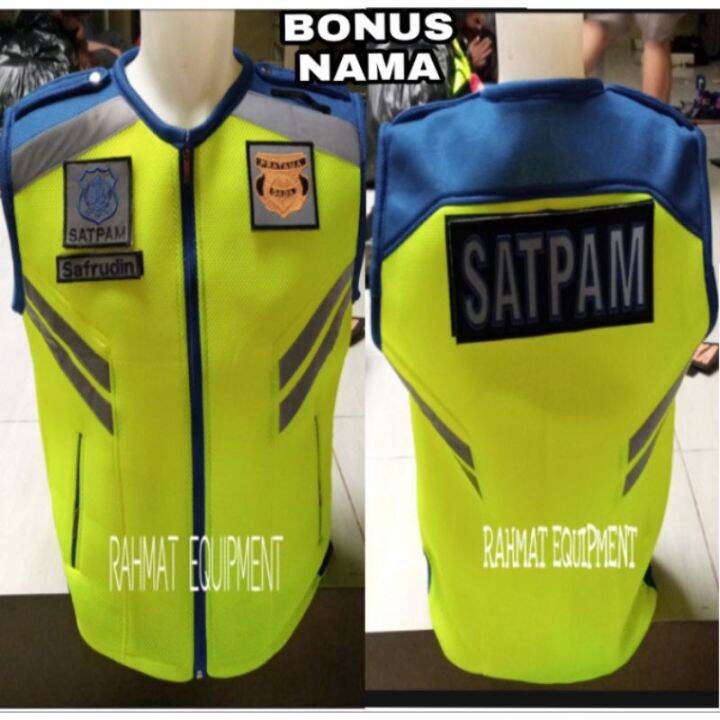 Rompi Security Rompi Satpam Biru Terbaru | Lazada Indonesia