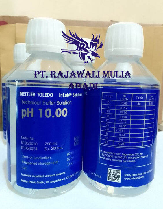 Technical Buffer Solution pH 10 250 mL METTLER TOLEDO 51350010 bukan HANNA INSTRUMENTS, LUTRON ...