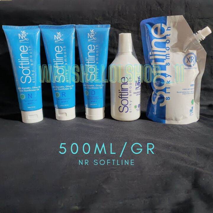 NR Softline Silky Smooth / Smoothing Keratin Step.1/Step.2 Obat Pelurus ...