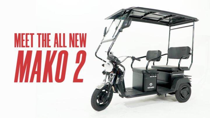 【Door-to-Door Delivery】HATASU MAKO 2 best-selling three-wheel electric ...