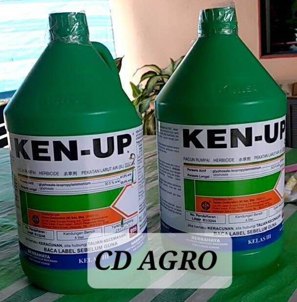 KEN UP 4L GLYPHOSATE 41%w.w RACUN RUMPAI 4L | Lazada