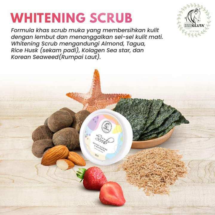 Scrub Fara Jl white Horse Gluta whg | Lazada