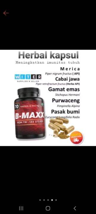 ORIGINAL B-Maxx Obat Multivitamin Obat Herbal Pencegah Penyakit ...