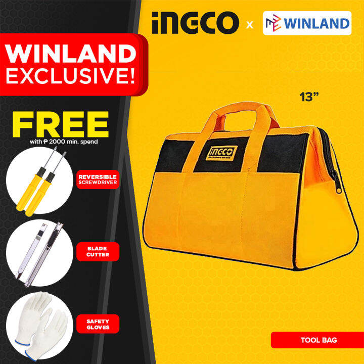 INGCO by Winland 13-16inch Tool Basket | Tools Bag Storage | B Max. 12 ...