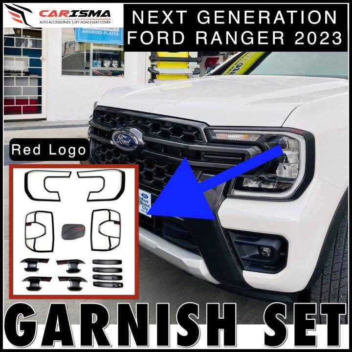 NEXT GENERATION FORD RANGER 2023 WILDTRAK/TURBOSPORT GARNISH SET (ford ...