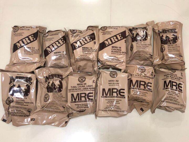 MRE (Meal Ready to Eat) อาหารสนาม อาหารสำเร็จรูป +ของแถม | Lazada.co.th