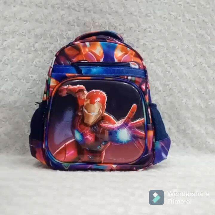Tas Iron Man / Tas Gendong Sekolah Anak Laki-Laki / Tas Ransel Sekolah ...