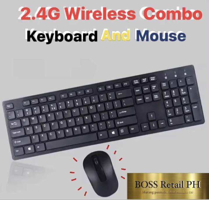 Wireless Keyboard and Mouse Set - Zeus GK600 Slim | Lazada PH