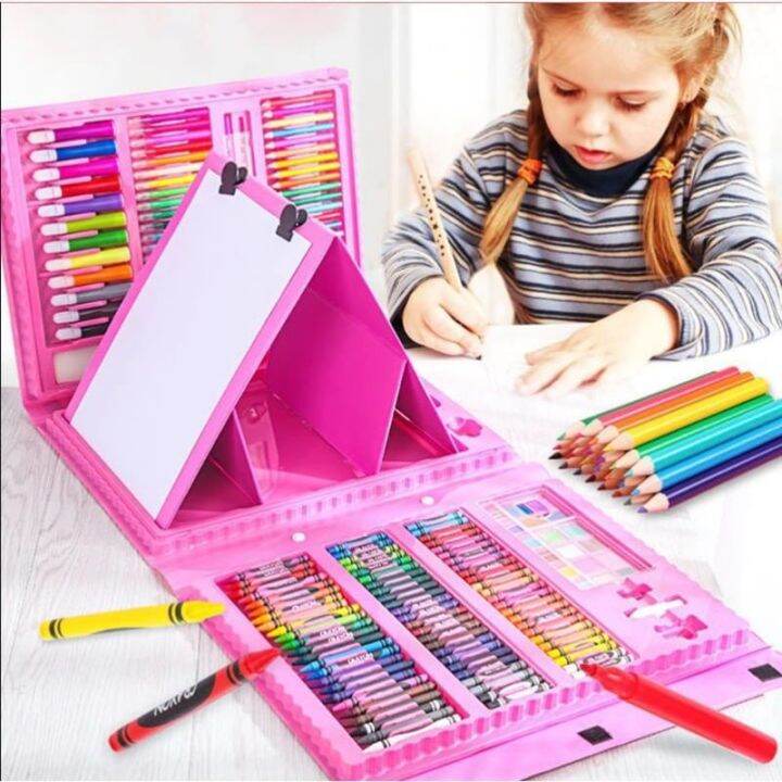 Crayon Mewarnai Pensil Krayon 86pcs 150pcs 208pcs Art Set Alat Lukis ...