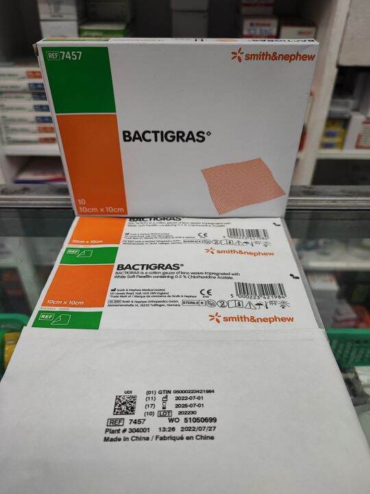 BACTIGRAS 10cm x 10cm - Medical Wound Dressing | Lazada PH