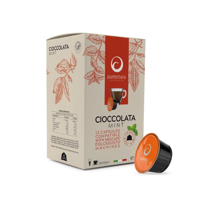 Punto Italia Espresso " Cioccolata Mint Infusion " 12 Dolce Gusto Chocolate Capsule | Lazada PH