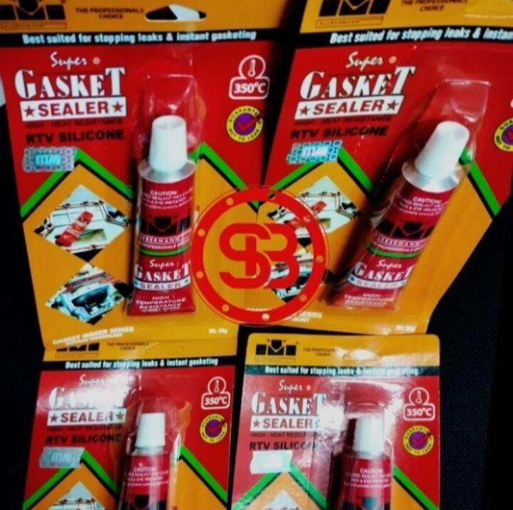 (isi 12pc) Lem Super GASKET SEALER RED MERAH KLEBERMAN KLEBERMANN 35gr ...