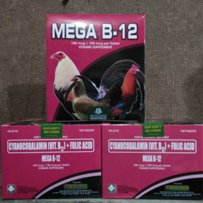 MEGA B12 (100 TABLETS) | Lazada PH