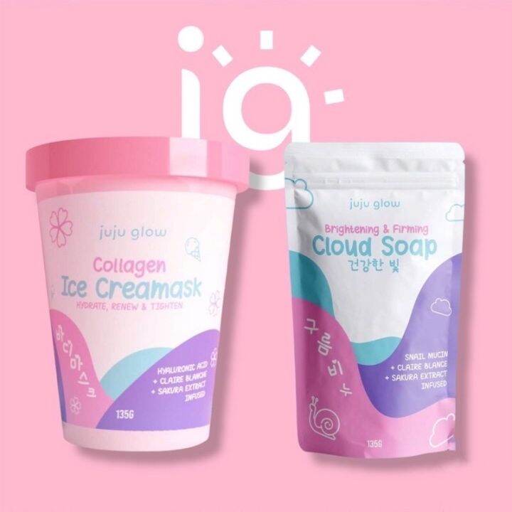 Ultimate Whitening Juju Glow Anti-Aging Cloud Soap and Juju Glow ...