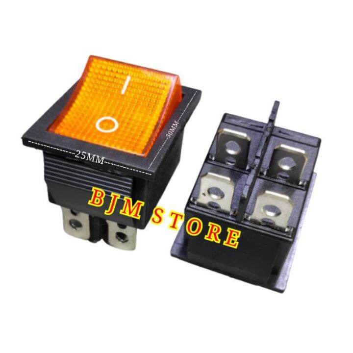 Saklar/Switch Lampu Besar 4pin (1 pcs KUNING/HIJAU) | Lazada Indonesia