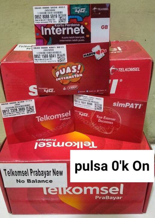 Kartu perdana telkomsel 0'K | Lazada Indonesia