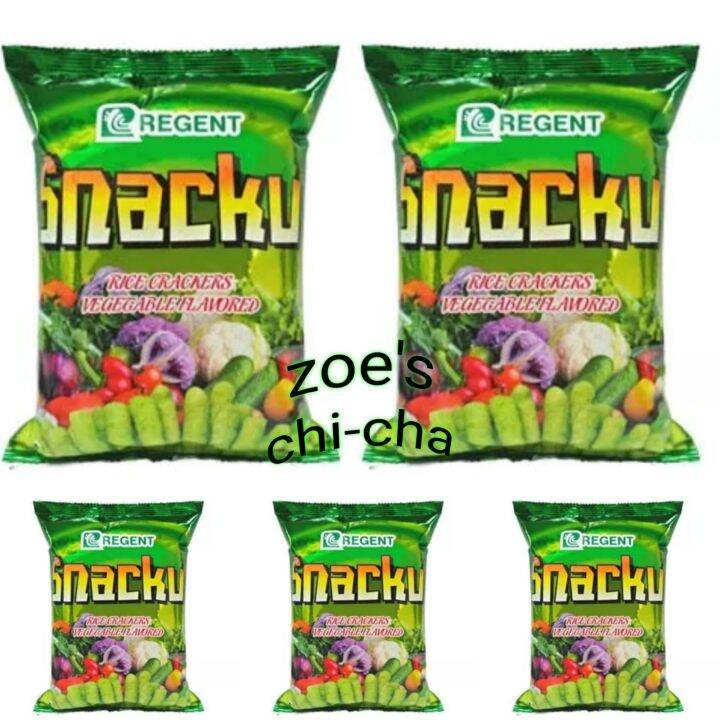 SNACKU | RICE CRACKERS VEGETABLE FLAVORED | BUNDLE OF 5 | 60 GRAMS EACH ...