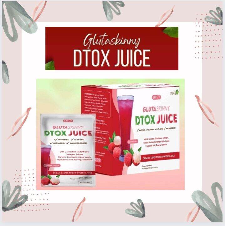 GLUTA SKINNY DTOX JUICE 10sachets/box | Lazada PH