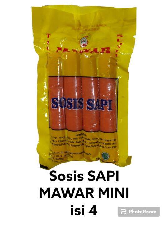 Sosis SAPI cap MAWAR mini isi 4 Biji | Lazada Indonesia