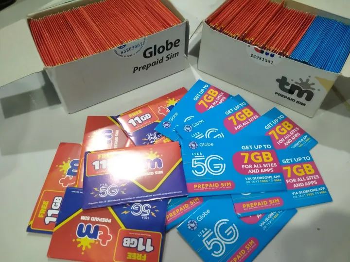 Globe and TM simcard (Activated) | Lazada PH