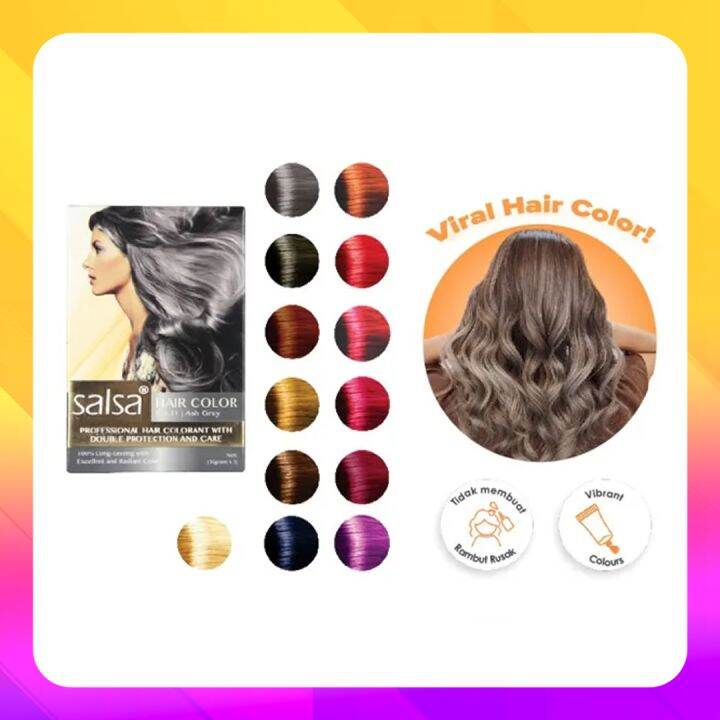 SALSA Hair Color Permanen 60 gr | Cat Rambut | Professional Hair ...