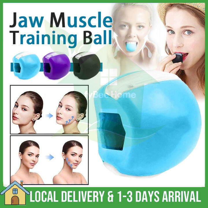 Jawline Exercise Face Fitness Yoga Ball Facial Anti-Wrinkle Jaw ...