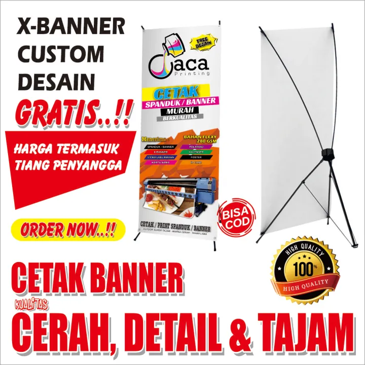 paket x banner+ tiang spanduk wisuda, wedding, olshop aqiqah ulang ...