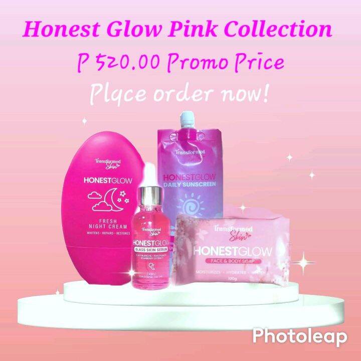PINK EDITION by HONEST GLOW with FREEBIE | Lazada PH