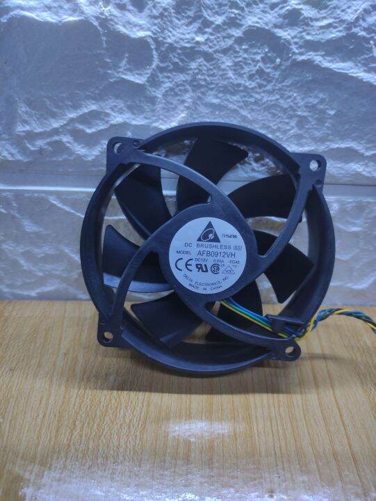 FAN bulat EX FAN PROSESOR DELTA ELECTRONIC DC. 12V 0.60A 4PIN diameter ...