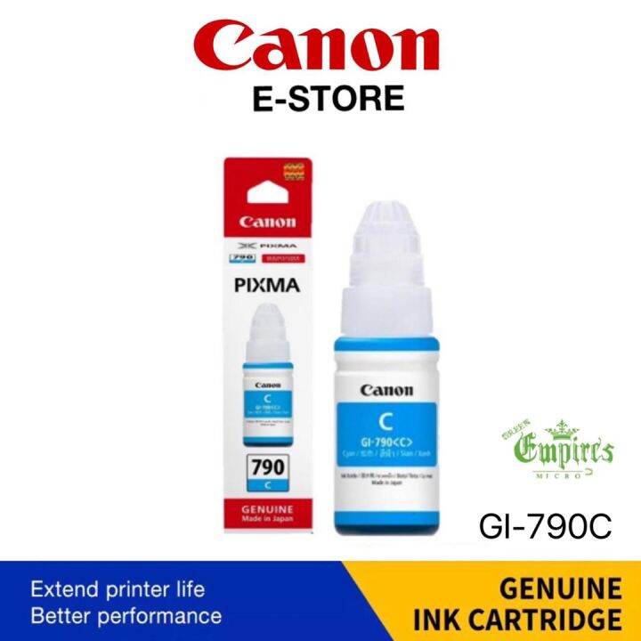 Canon GL-790 Cyan original refill ink bottle for use at | G1000 | G2000 ...