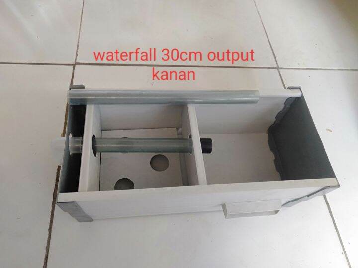 filter talang aquarium tipe waterfall kanan 40cm+tutup | Lazada Indonesia