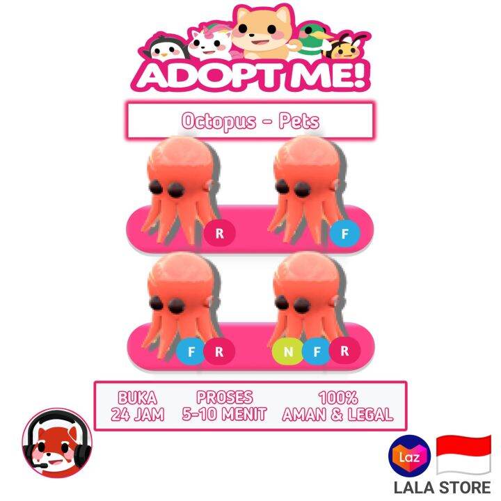 Adopt Me - Octopus - Roblox | Lazada Indonesia