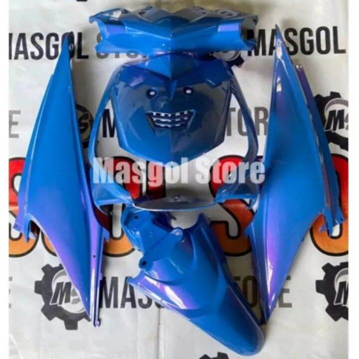 Cover body full Halus Honda beat Karbu Warna Biru Lembayung Ungu ...