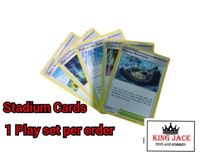 Pokemon Cards - Stadium Cards (1 Play Set) | Lazada PH