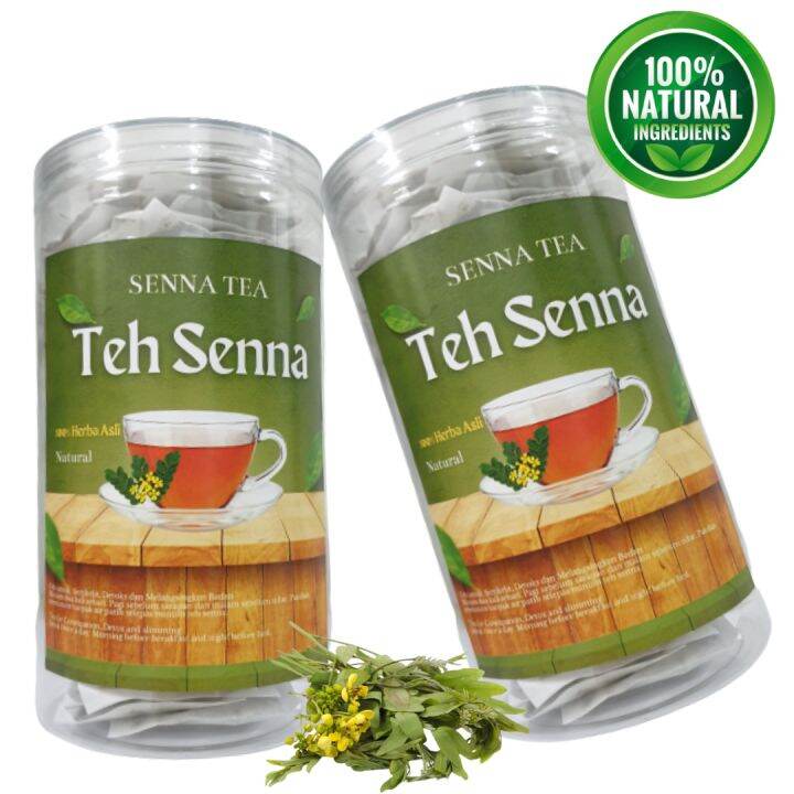 Teh Daun Senna Tulin (40/60/80) Uncang Untuk Sembelit, Detoks dan ...