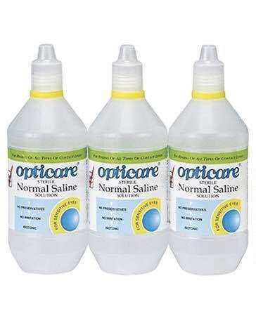 Opticare Sterile Normal Saline (3 x 500ml) | Lazada