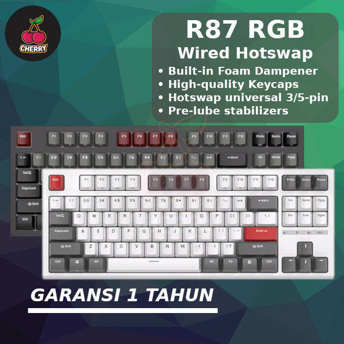 Royal Kludge R87 R 87 Wired RGB Hotswap Mechanical Keyboard | Lazada ...
