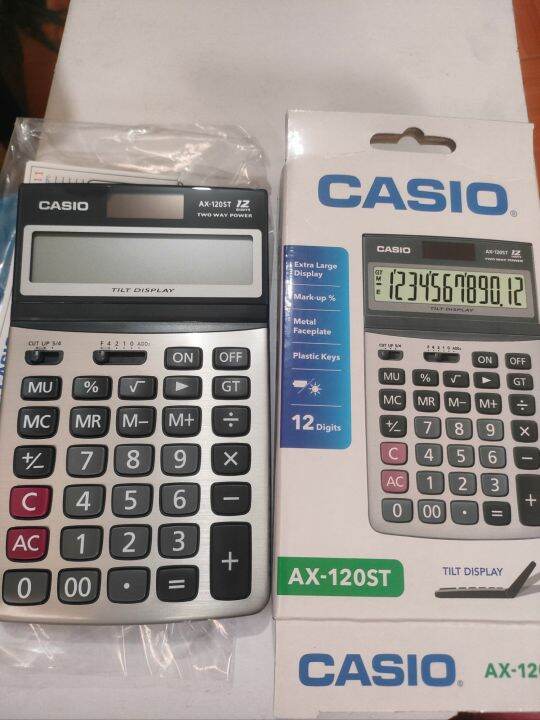AX-120ST / Ax120st / AX 120ST Tiltable Display Calculator | Lazada PH