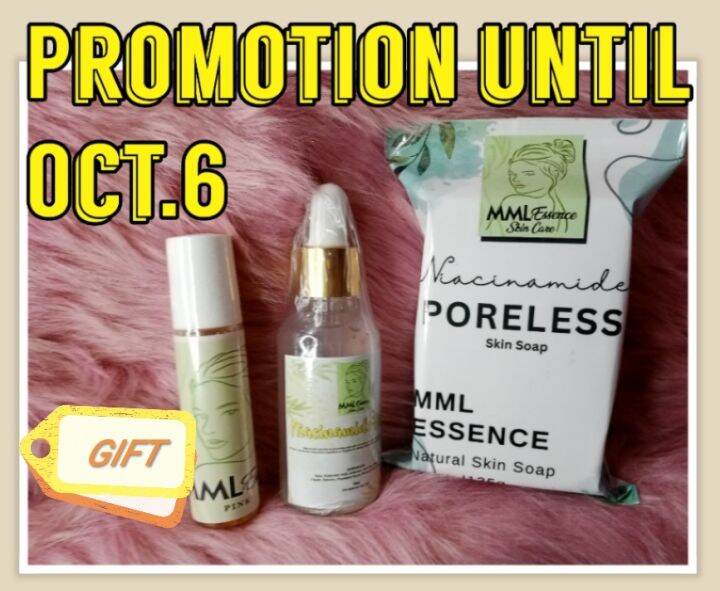 Poreless Skin Bundle: Niacinamide Poreless Skin Soap and Serum | Lazada PH