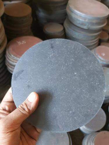 PLAT BULAT 19 CM TEBAL 6 MM PADAT ASLI BESI LEMBARAN BAJA BAHAN DIY DLL ...