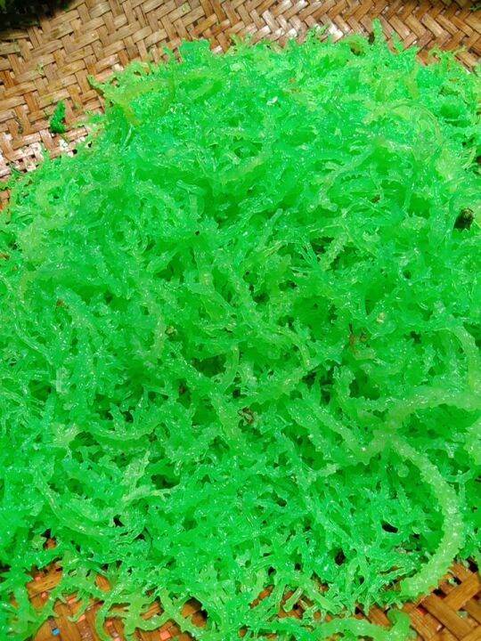 RUMPUT LAUT HIJAU FRESH~RUMPUT LAUT SEGAR~BAHAN SIRUP~100 GRAM | Lazada ...